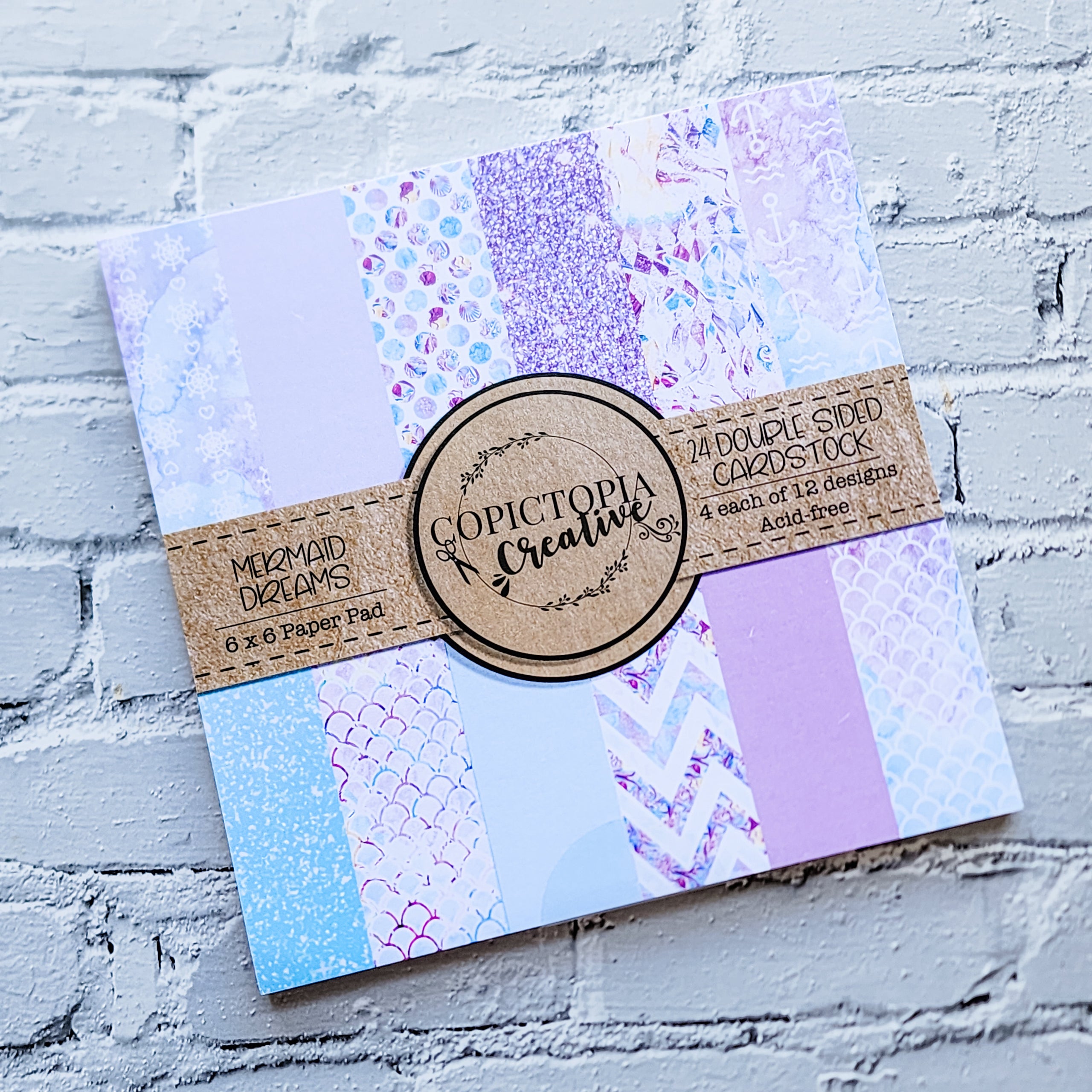 Mermaid Dreams 6 x 6 Pattern Paper Pad | Crafty Stamp Co.