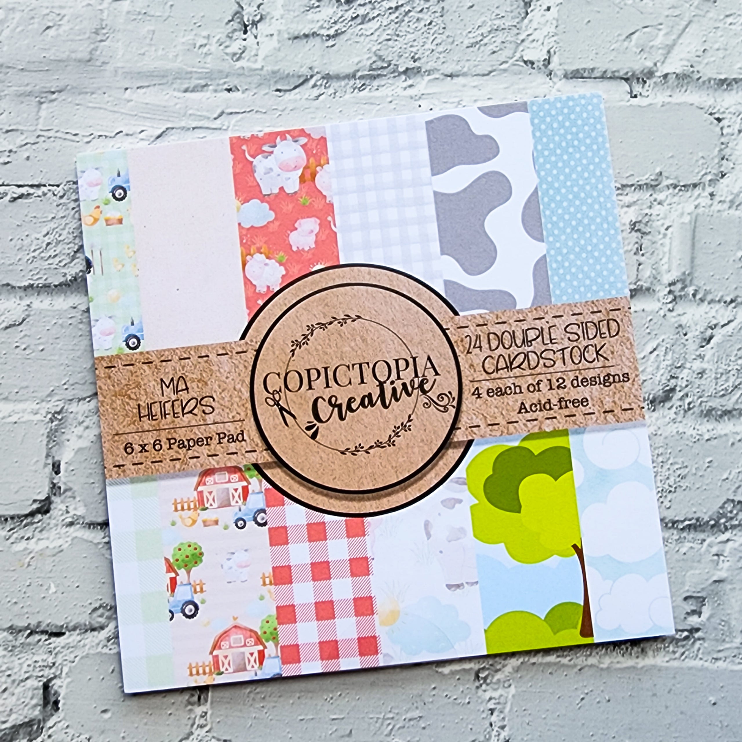 Ma Heifers 6x6 Pattern Paper Pad | Crafty Stamp Co.